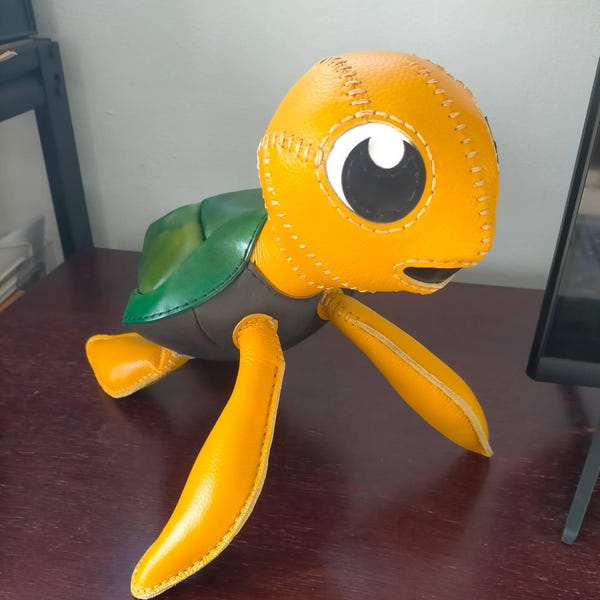 Toy Turtle Leather Pattern PDF - by Leatherhubpatterns - Etsy