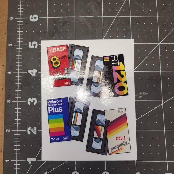 Nostalgic Computer Icons Vinyl Sticker Sheet (4 Stickers!) | Vinyl ...