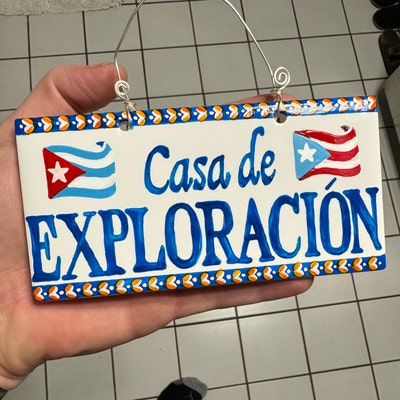 Custom Sign, Puerto Rico, Ceramic Sign, Puerto Rican Art, Puerto Rico ...