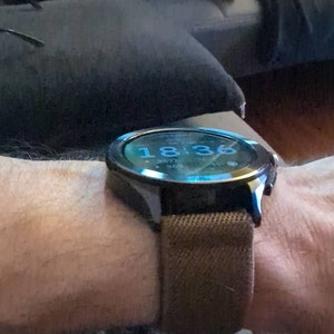 Multicolor Nylon Fabric Smart Watch Band Sport Fitness Quick on Loop ...