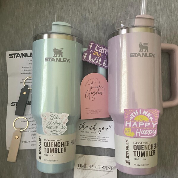 Stanley 40oz and 30oz Stainless Steel H2.0 Flowstate Quencher Tumbler ...