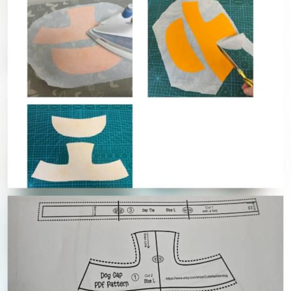 SEWING PATTERN Dog Baseball 6 Sizes Small Medium Big Pets New Puppy ...