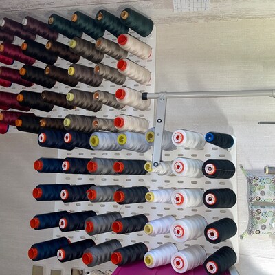 IKEA SKADIS Perforated Plate 10x Thread Spool Holder, Thread Holder for ...