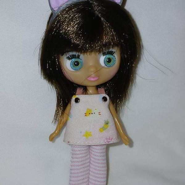 Labubu Macaron Outfit : "lovely Yellow Set" (jumpsuit and Cap) - Etsy