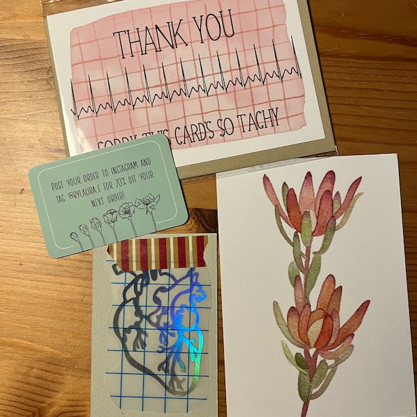 ECG Trace Funny Card | Doctor/nurse/paramedic Birthday | Cardiology ...