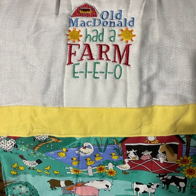 Nursery Rhymes Old Macdonald Had a Farm Embroidery Design 6 Sizes 10 ...