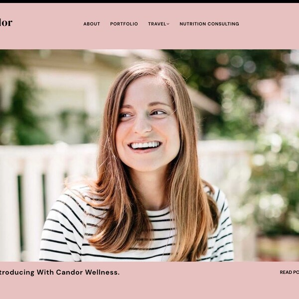 Olivia • Lifestyle Blogger Template • Fashion Blogger Template • Beauty ...