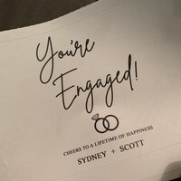 Engagement Wine Label/engagement Gift/personalized Engagement Wine ...