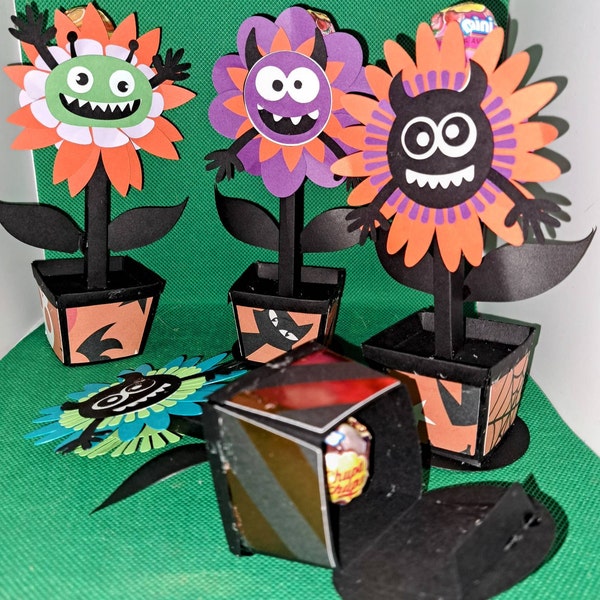 SPOOKY Flowers - 3D SVG | Instant Download | Halloween | Project for ...
