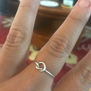 2 Friendship Knot Rings Set of Two Best Friends Rings Bridesmaid Ring ...