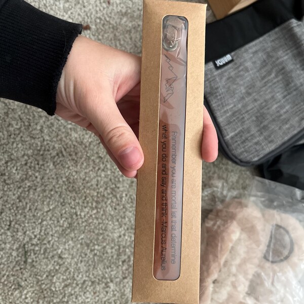 Engraved Leather Bookmark, 3rd Anniversary Bookmark Custom Handwritten ...