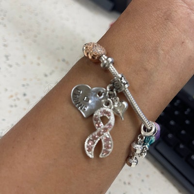 Personalized NAME Charms With BIRTHSTONE Add to Your European - Etsy