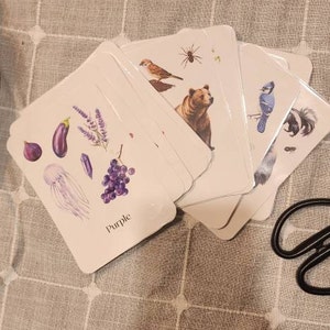 20 Printable Design Baby Sensory Development Flash Cards, Set of High ...