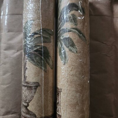 6 7/8 in X 15 Ft Prepasted Wallpaper Borders Contemporary Wall Paper ...