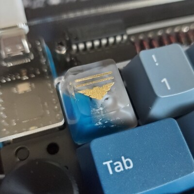 Gold Snake Esc Mechanical Keyboard Keycap Cherry Mx, Resin, Custom ...