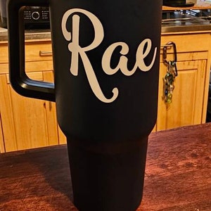 Personalized Name Vinyl Decal, DIY Vinyl Stickers, Tumbler Cup Decals ...