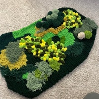 Moss Rugs .handmade Turfted Wool Rugs Carpets for Living Room/reading ...