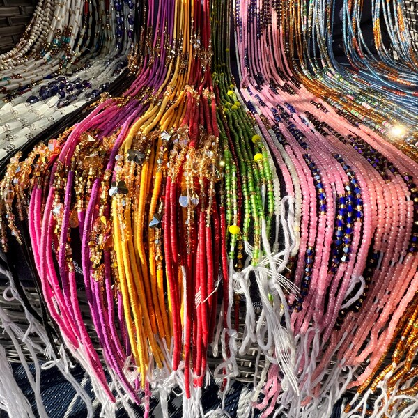 Crystal Waist Bead|adjustable Waist Jewelry | Belly Beads | Waist Bead ...