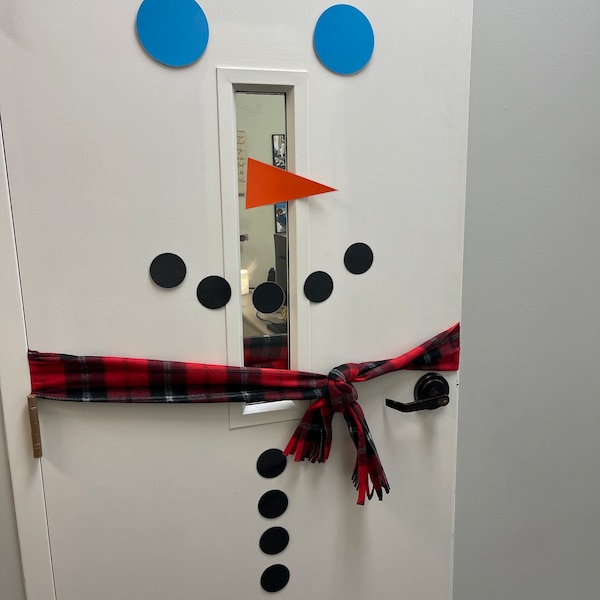 Snowman Door Kit - Etsy