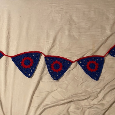 Crochet Bunting Pattern Phish Donut Flags Festival Decor // Phish ...