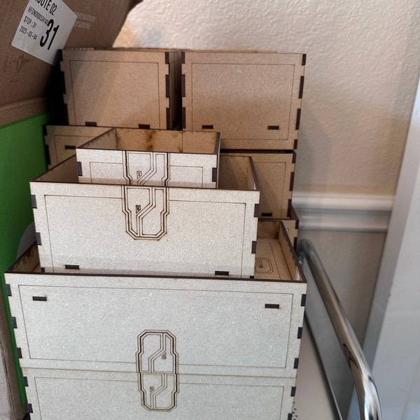 Storage Boxes Made to Fit Ikea Billy Bookcases - Billy Organizers - Etsy