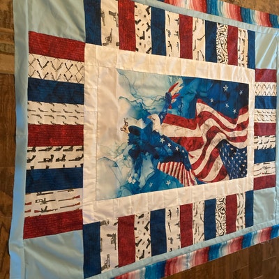 American Honor Quilts of Valor Fabric From Blank 100% Cotton Quilting ...