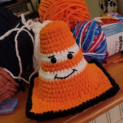 Crochet Jumbo Traffic Cone Pattern - Etsy