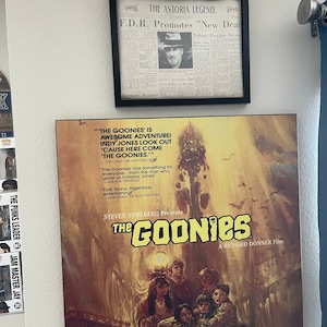 The Goonies Chester Copperpot Folded 1935 Newspaper Page Movie Prop ...
