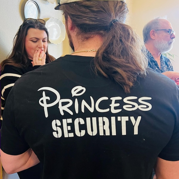 Princess Security Shirt,dad Gift Shirt,disney Shirt,funny Dad Shirt ...