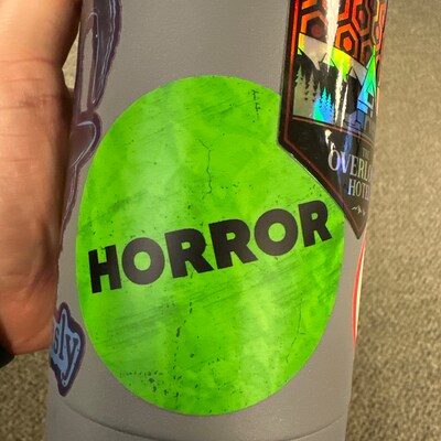 90s Horror Movie VHS Stack Sticker Halloween Stickers - Etsy