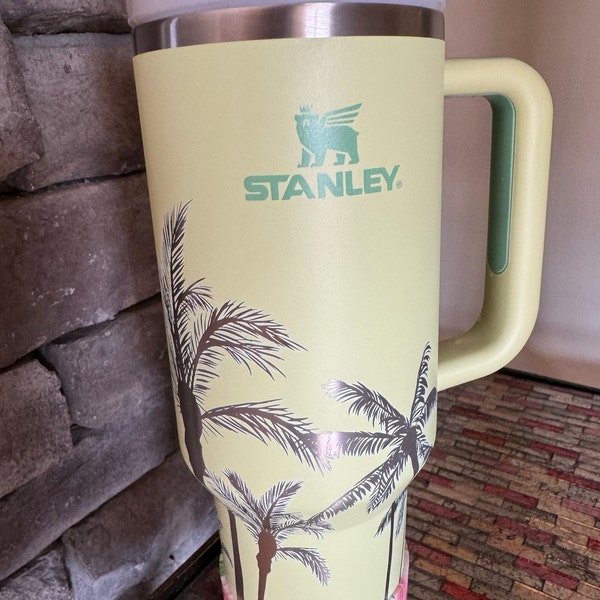 Engraved 40oz Tumbler With Handle | Stan H2.0 Quencher | Personalized ...