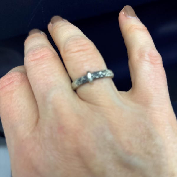 8 Pointed Star Ring-sterling Silver or 10K/14K Yellow Gold-realtas ...