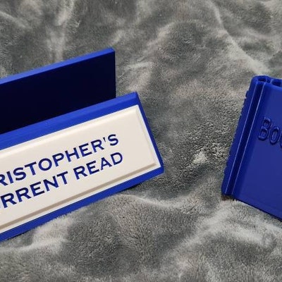 Book Shaped Bookmark Holders Bundles Available 3D Printed Bookish ...