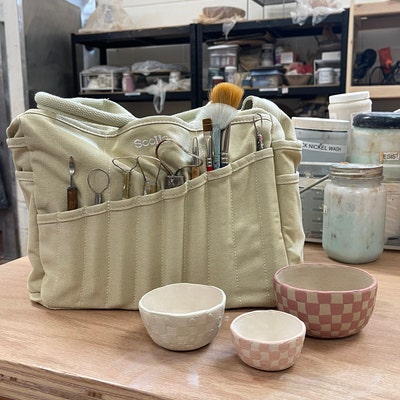Graphite Soolla® Studio Bag 1 Pottery Tool Bag & Art - Etsy