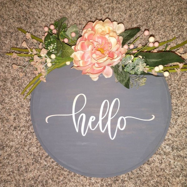Hello Svg | Hand Lettered | Hello Sign Svg | Welcome Svg | Door Mat Svg ...