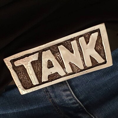 Tank Girl Belt Buckle Pewter - Etsy