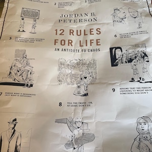 12 More Rules for Life by Jordan Peterson Matte Vertical Posters - Etsy