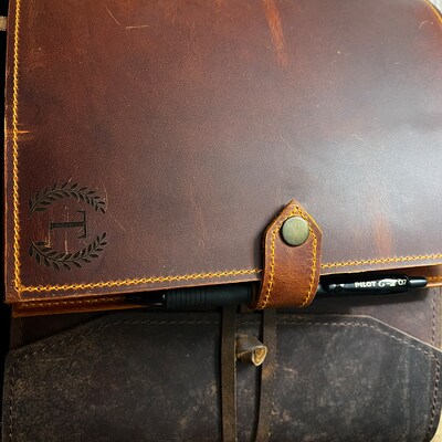 Personalized Leather Journal Notebook Refillable, Antique A5 Notebook ...