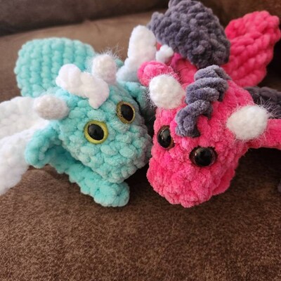 Diddy Dex the Palm Sized Snuggler Dragon Crochet Pattern Amigurumi ...