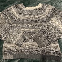 CROCHET PATTERN & VIDEO/ Athabasca Falls Pullover /easy Raglan Crochet ...