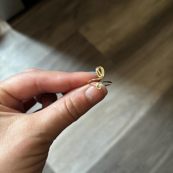 Sterling Silver Custom Fidget Ring Gift for Daughter / Stocking Stuffer ...