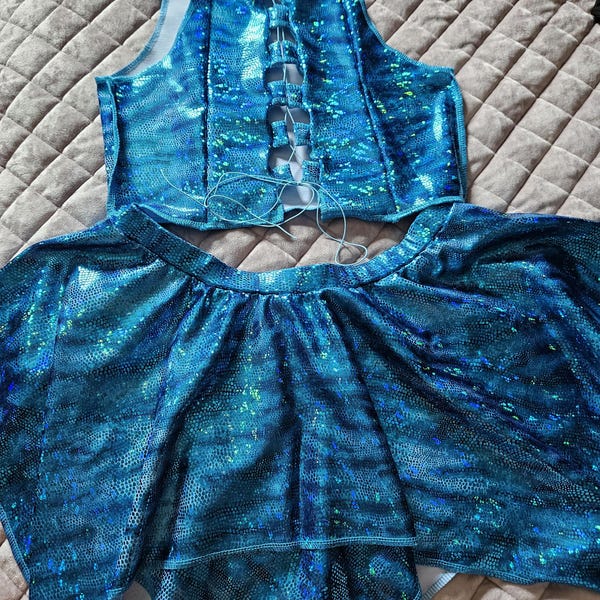 Rave Set, Rave Outfit, Raving Clothing, Groovy, Swirls, Retro, Rainbow ...