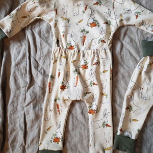 Essential Coverall Sewing Pattern for Babies, Footie and Cuff Style ...