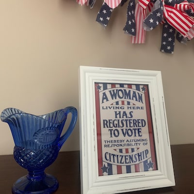 5x7 Womens Suffrage Vote Poster PHOTO Retro 1920 Woman Right to Vote ...