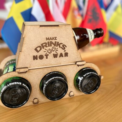 Laser Cut File Vector Bottle Tank, CNC, SVG, DXF, Pdf, Cdr, Patern Cnc ...