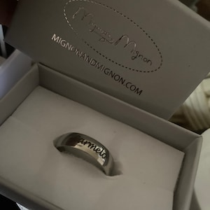 Personalized Engraved Ring Fathers Day Gift From Son Daughter Gift for ...