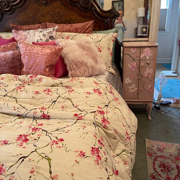 NOT 4 SALE! Antique Night Stand, Beach Lovers Furniture, Blue Green End ...