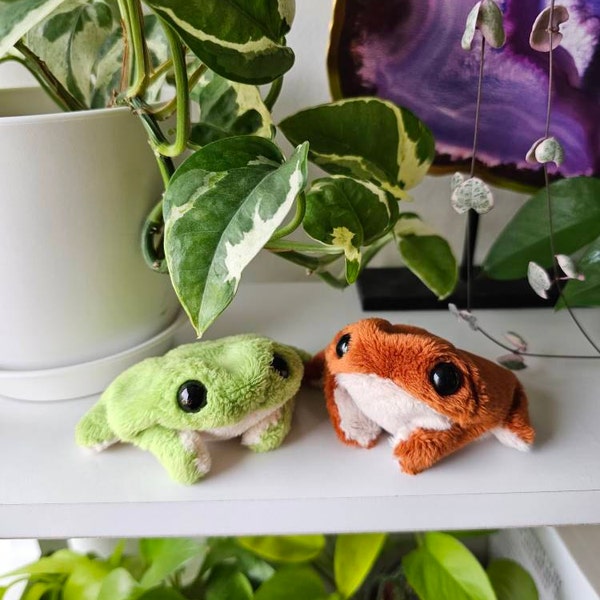Made to Order Frog Beanie Plush Collectable by Froogandboog - Etsy