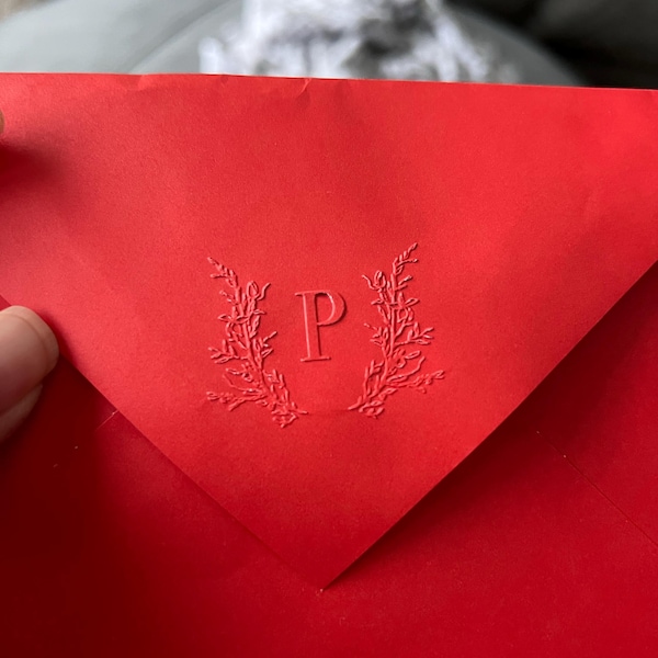 Envelope Embosser for Wedding Invitations | Custom Last Name Embosser ...