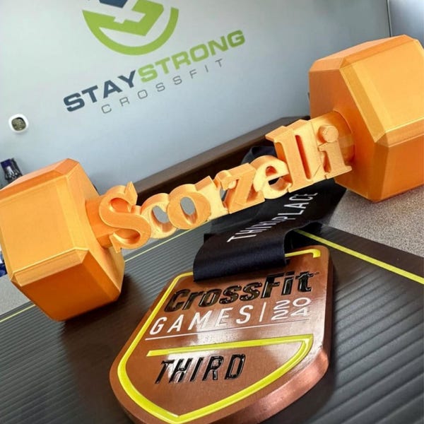 Personalized Full Size Dumbbell - Etsy